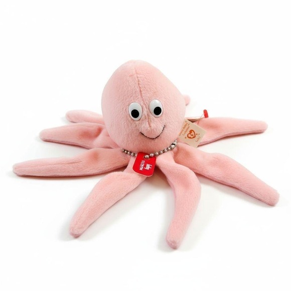 Ty | Toys | Ty Beanie Babies Inky The Octopus Pink Plush Stuffed Animal ...